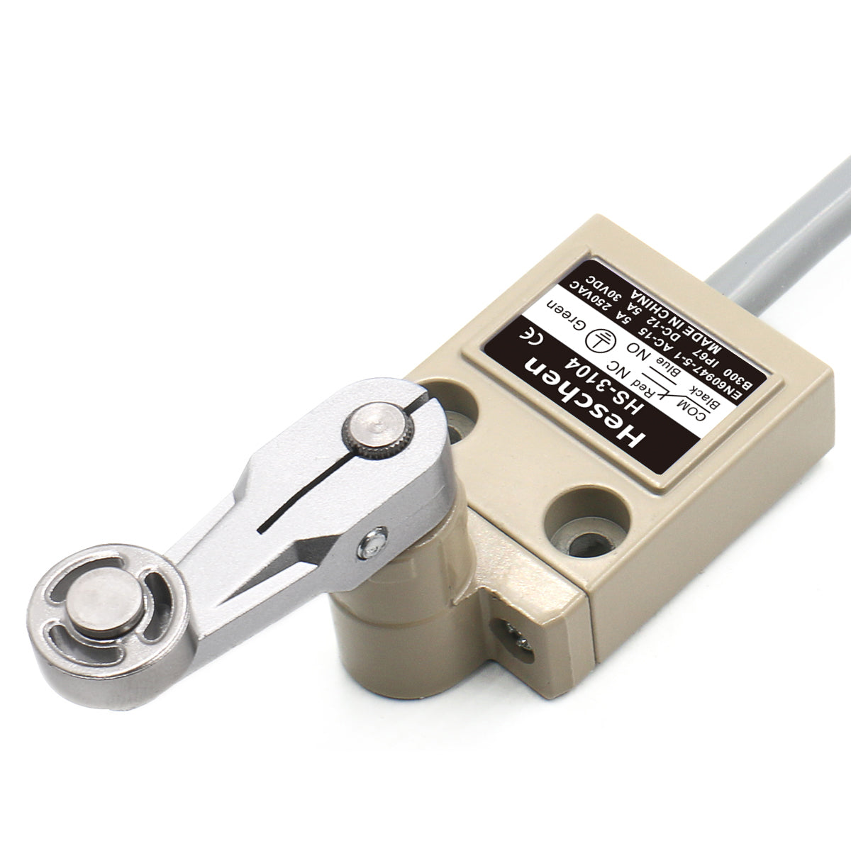 Compact Prewired Limit Switch Roller Lever Plunger TZ-3104 Momentary AC 250V5A – Heschen