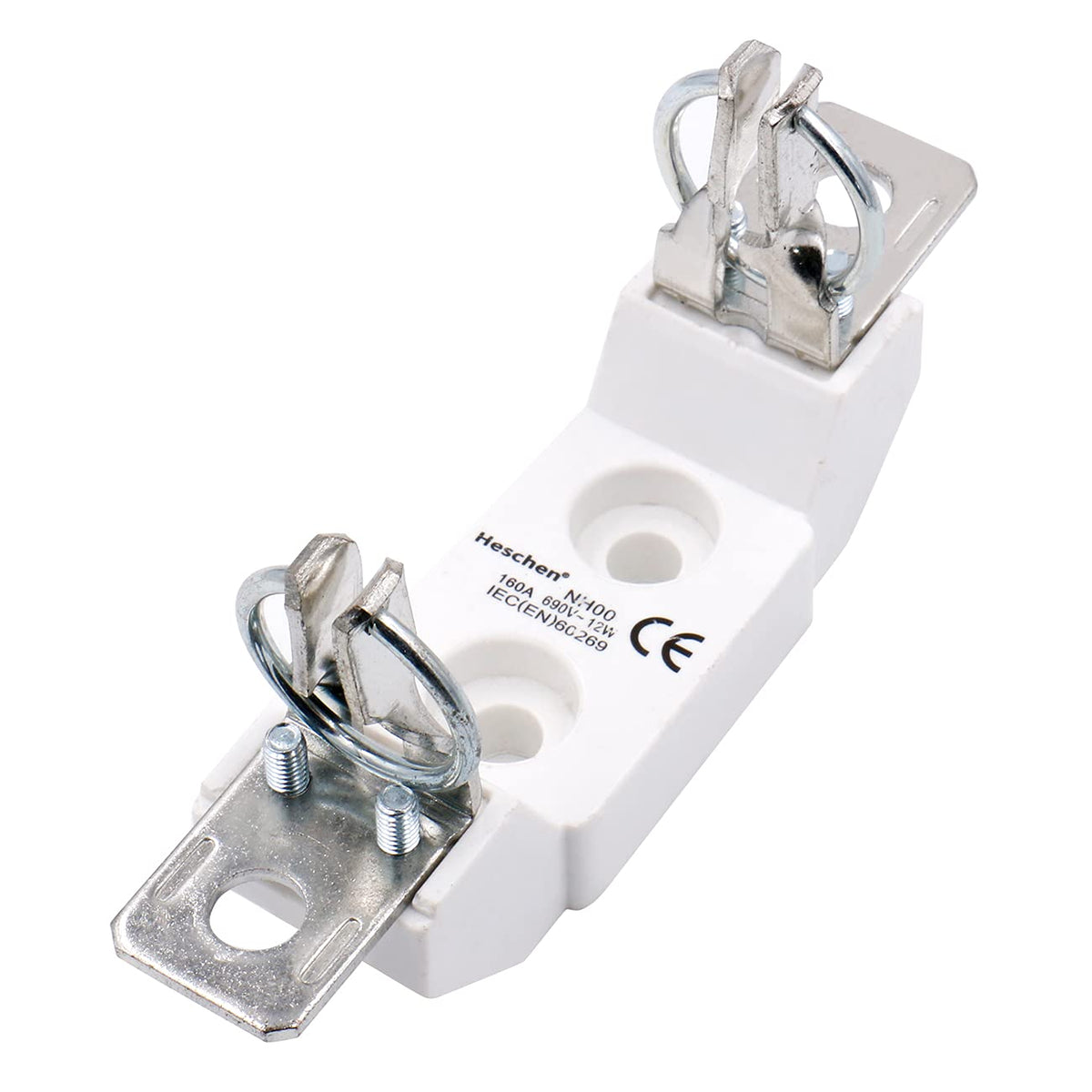 Heschen Ceramic Single-Pole Fuse Holder NH00 160A 690V 12W for NH Fuse
