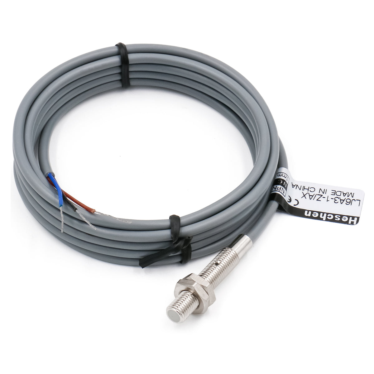 M6 Inductive Proximity Sensor Switch Shield Type LJ6A3-1-Z/AX 1mm NPN ...